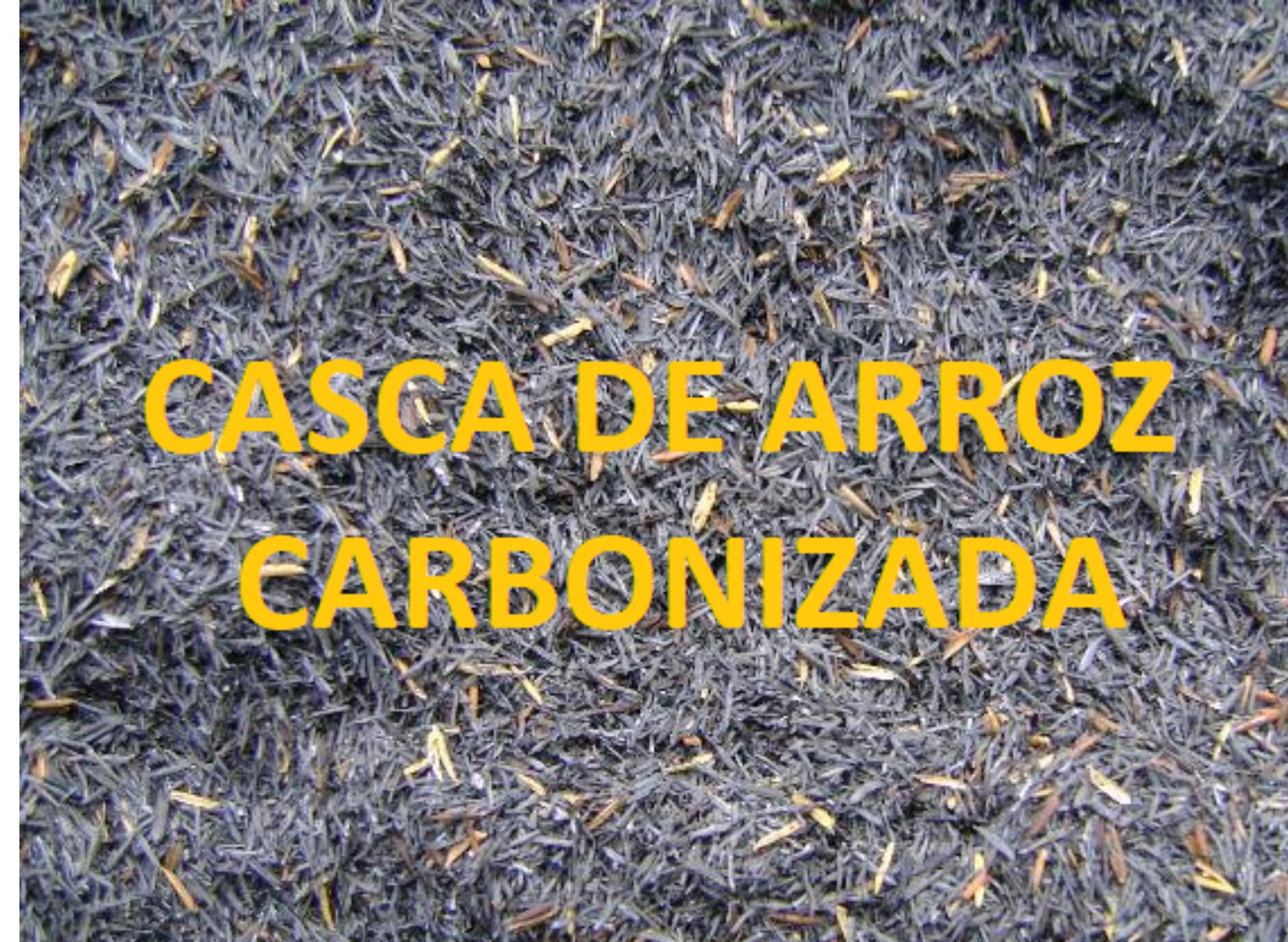 Oferta Relampago Casca de Arroz Carbonizada 60 Litros